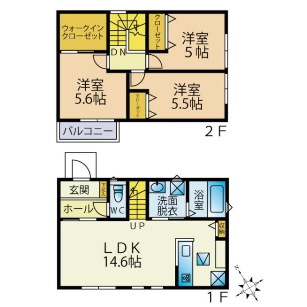 泉本貸家(仮称) B 福岡県福岡市東区名島4丁目 (15万円／3LDK／84.01㎡)｜賃貸物件(賃貸マンション・アパート・一戸建て)の住宅情報・お部屋探しならYahoo!不動産