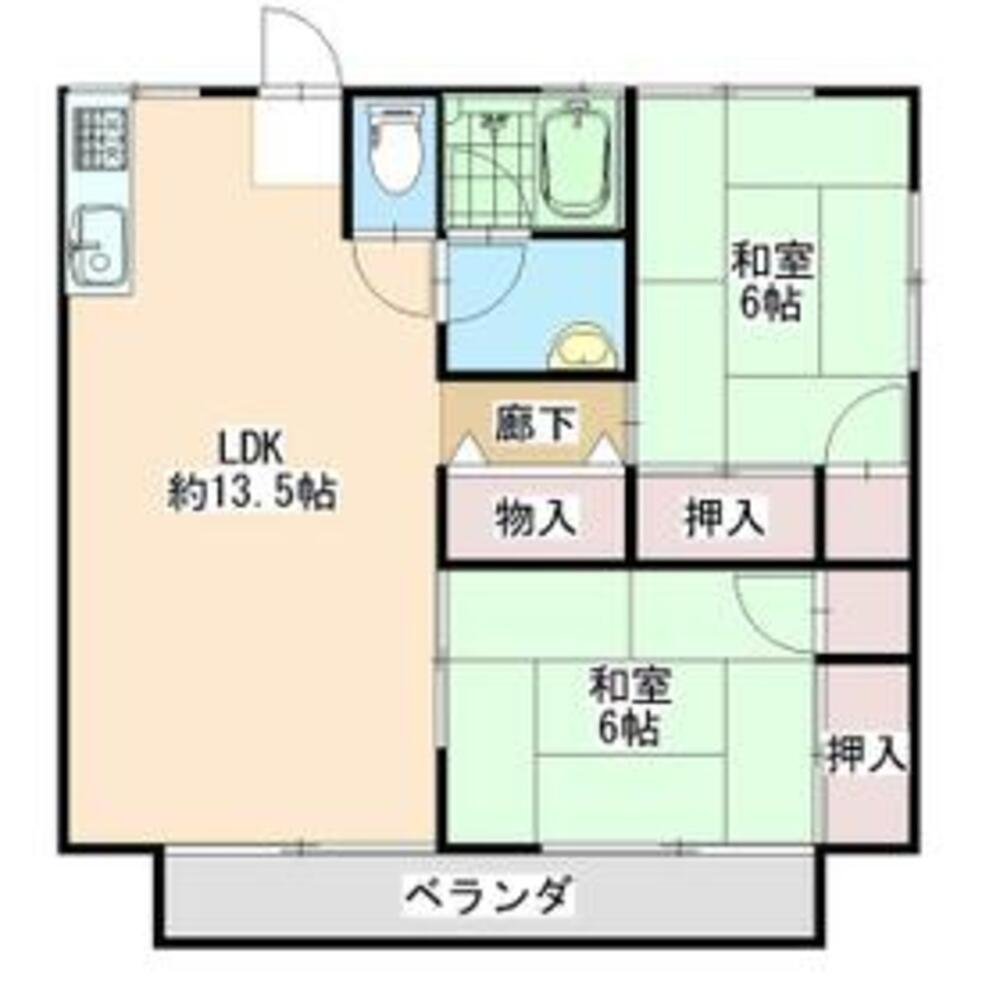 豊田ハイツ 福島県双葉郡浪江町大字権現堂字佐屋前 (6万円／2LDK／59.62㎡)｜賃貸物件(賃貸マンション・アパート・一戸建て)の住宅情報・お部屋探しならYahoo!不動産