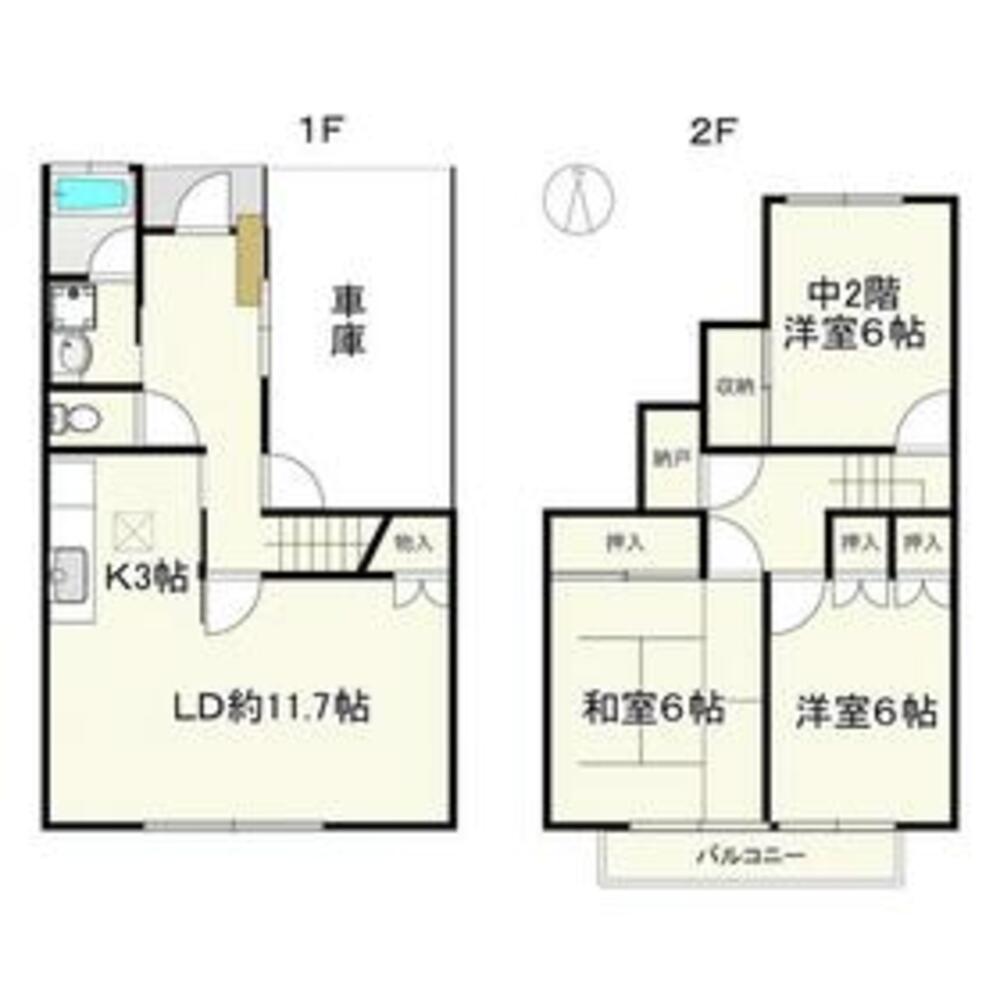 ガーデニアよしむら A 神奈川県横浜市青葉区荏子田1丁目 (13.5万円／3SLDK (LD11．7K3洋室6洋室6和室6納戸(S)3)／96.14㎡)｜賃貸物件(賃貸マンション・アパート ...