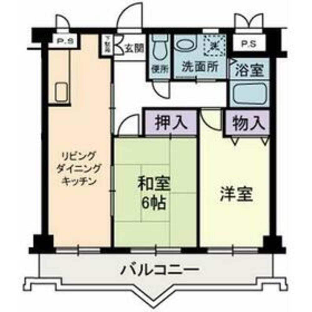 サンハイム新横浜 神奈川県横浜市港北区篠原町 (11.4万円／2LDK (和6)／58.03㎡)｜賃貸物件(賃貸マンション・アパート・一戸建て)の住宅情報・お部屋探しならYahoo!不動産