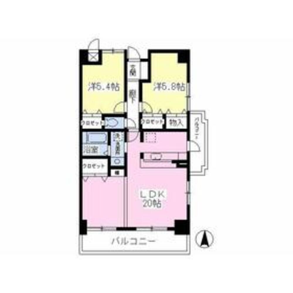 サンモールスクゥエア 埼玉県さいたま市北区本郷町 (10.1万円／2LDK／69.28㎡)｜賃貸物件(賃貸マンション・アパート・一戸建て)の住宅情報・お部屋探しならYahoo!不動産