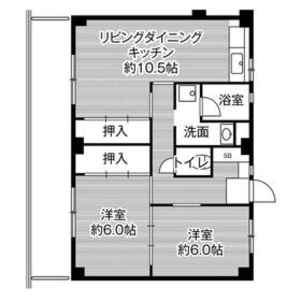 ビレッジハウス津1号棟 三重県津市神戸 (4.6万円／2LDK／57.96㎡)｜賃貸物件(賃貸マンション・アパート・一戸建て)の住宅情報・お部屋探しならYahoo!不動産