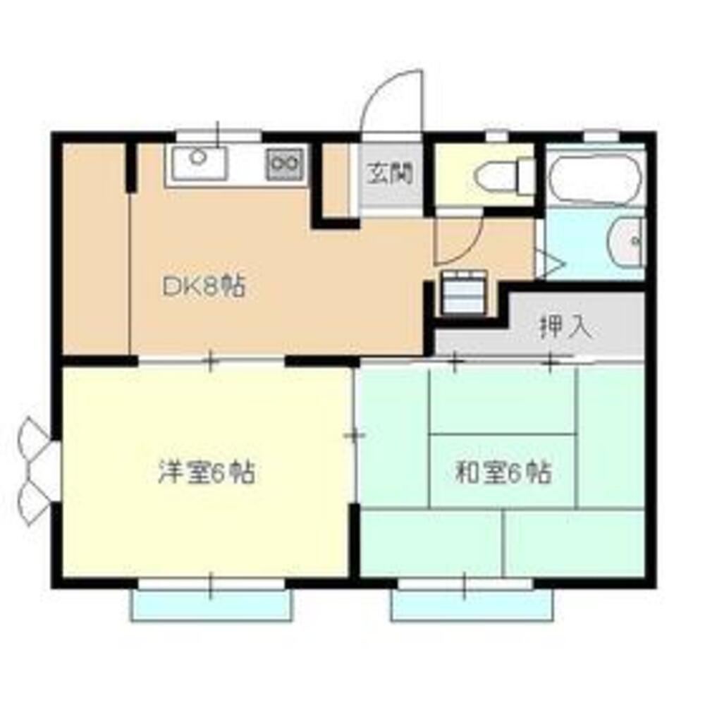 ファミユKII 神奈川県藤沢市大鋸 (5.6万円／2DK (洋 6・6 DK 7)／39.74㎡)｜賃貸物件(賃貸マンション・アパート・一戸建て)の住宅情報・お部屋探しならYahoo!不動産