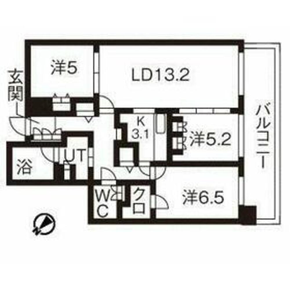 グラティア平岸 北海道札幌市豊平区平岸一条10丁目 (11万円／3LDK／77.64㎡)｜賃貸物件(賃貸マンション・アパート・一戸建て)の住宅情報・お部屋探しならYahoo!不動産