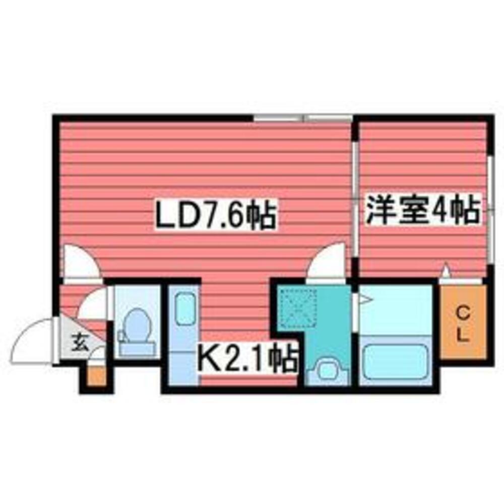 HOPE月寒中央 B棟 北海道札幌市豊平区月寒中央通8丁目 (4.7万円／1LDK (洋室4畳/LD7．6畳/K2．1畳)／31.7㎡)｜賃貸物件(賃貸マンション・アパート・一戸建て)の住宅 ...