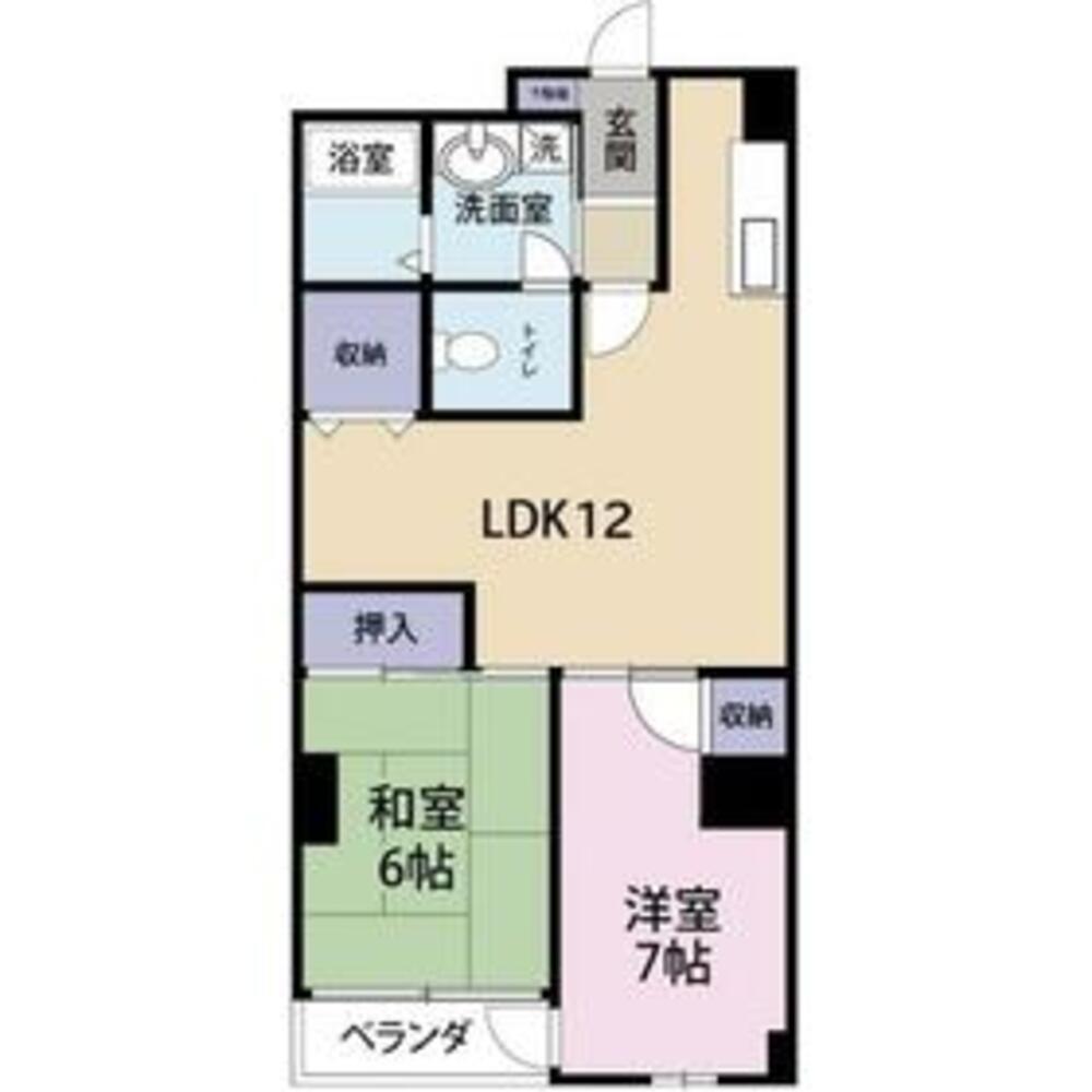 Vista Grande 徳島駅前 徳島県徳島市西新町2丁目 (6.2万円／2LDK／52.87㎡)｜賃貸物件(賃貸マンション・アパート・一戸建て)の住宅情報・お部屋探しならYahoo!不動産