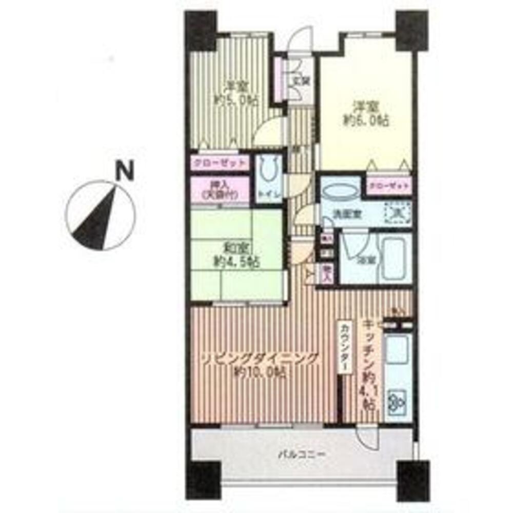 アデニウム新横浜 神奈川県横浜市港北区新横浜1丁目 (16万円／3LDK／65.62㎡)｜賃貸物件(賃貸マンション・アパート・一戸建て)の住宅情報・お部屋探しならYahoo!不動産