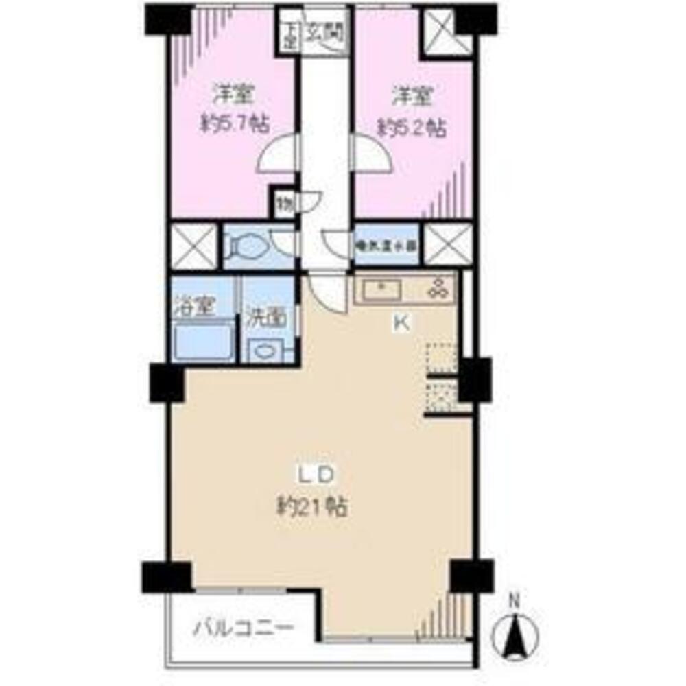 高輪グランドハイツ 東京都港区高輪2丁目 (16.8万円／2LDK (洋5．7/洋5．2/LDK21)／70.86㎡)｜賃貸物件(賃貸マンション・アパート・一戸建て)の住宅情報・お部屋探しなら ...