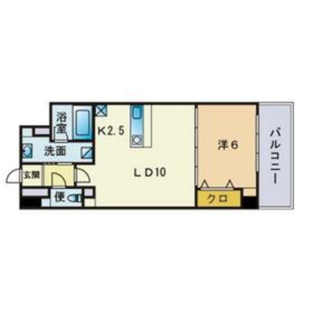 アーバス大手門 福岡県福岡市中央区大手門2丁目 (9万円／1LDK (洋室 6/LD 10/K 2．5)／43.86㎡)｜賃貸物件(賃貸マンション・アパート・一戸建て)の住宅情報・お部屋探し ...