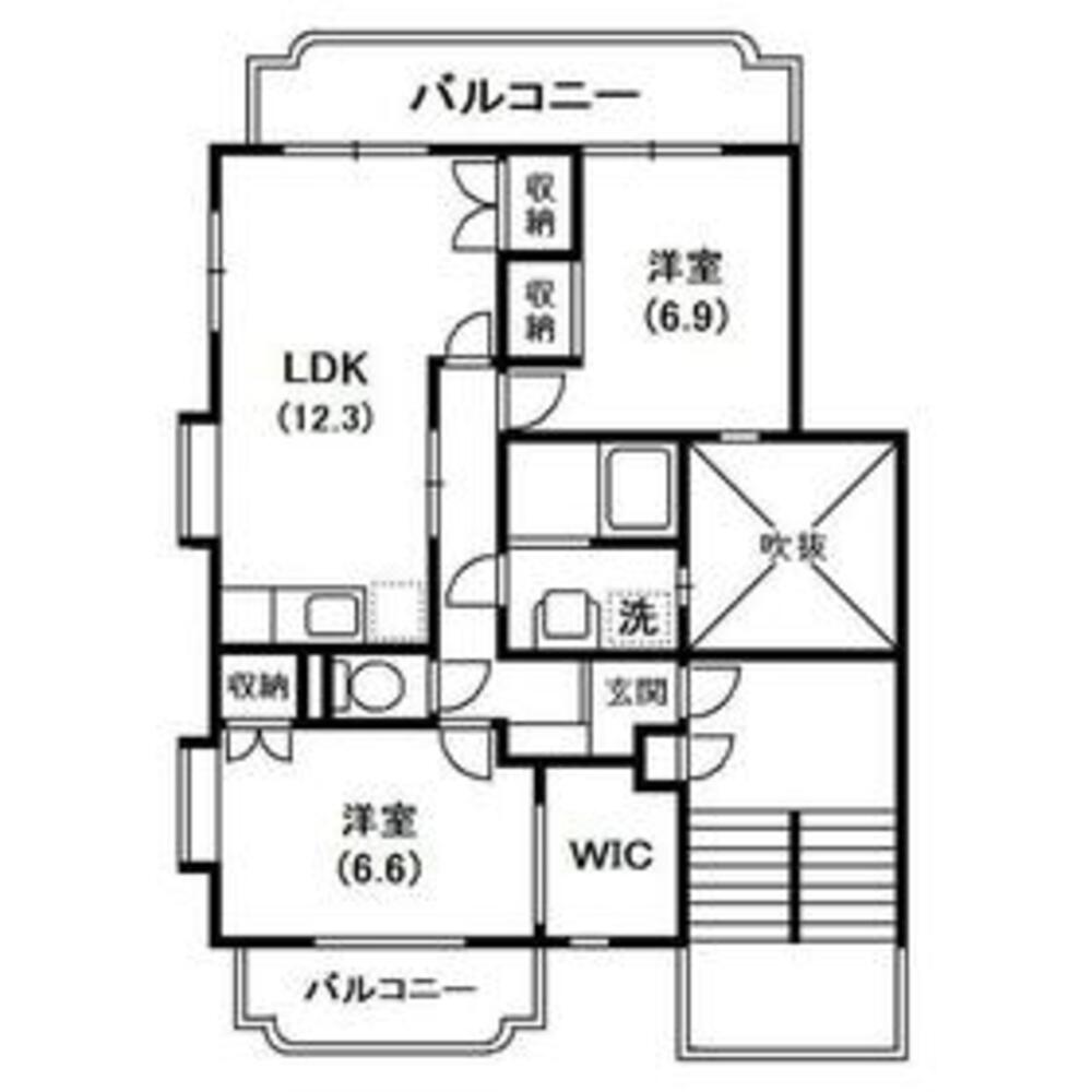 厚木国際飯山レジデンス 神奈川県厚木市飯山 (8.4万円／2LDK (洋 6.9・6.6 LDK 12.3)／66.45㎡)｜賃貸物件(賃貸マンション・アパート・一戸建て)の住宅情報・お ...