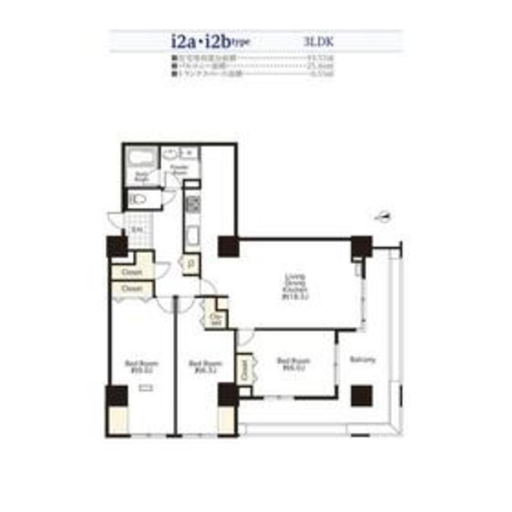 シーリアお台場三番街4号棟 東京都港区台場1丁目 (26万円／3LDK／93.57㎡)｜賃貸物件(賃貸マンション・アパート・一戸建て)の住宅情報・お部屋探しならYahoo!不動産