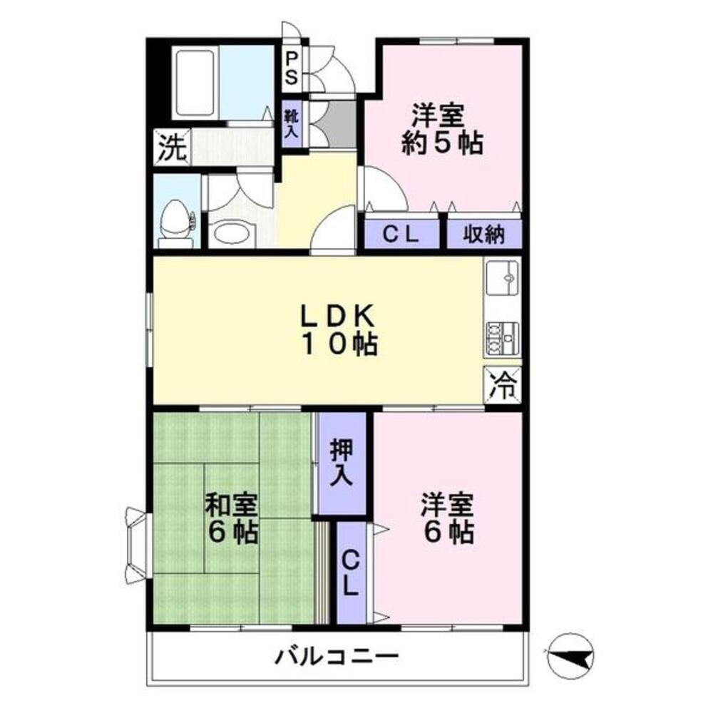 パークアベニュー 埼玉県さいたま市中央区新中里4丁目 (9.8万円／3LDK (LDK10/洋6/洋5/和6)／64.52㎡)｜賃貸物件(賃貸マンション・アパート・一戸建て)の住宅情報・お ...