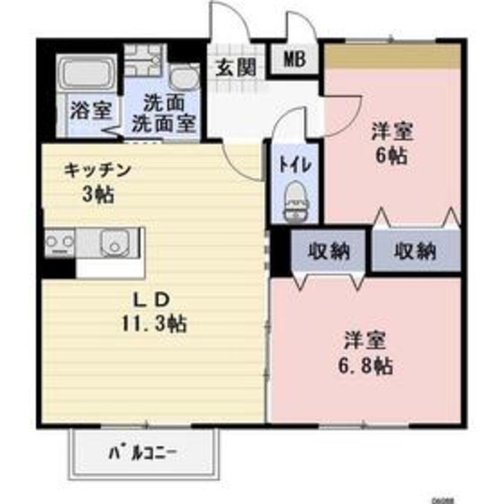 オード フォンテーヌ 滋賀県愛知郡愛荘町豊満 (6万円／2LDK／59.62㎡)｜賃貸物件(賃貸マンション・アパート・一戸建て)の住宅情報・お部屋探しならYahoo!不動産