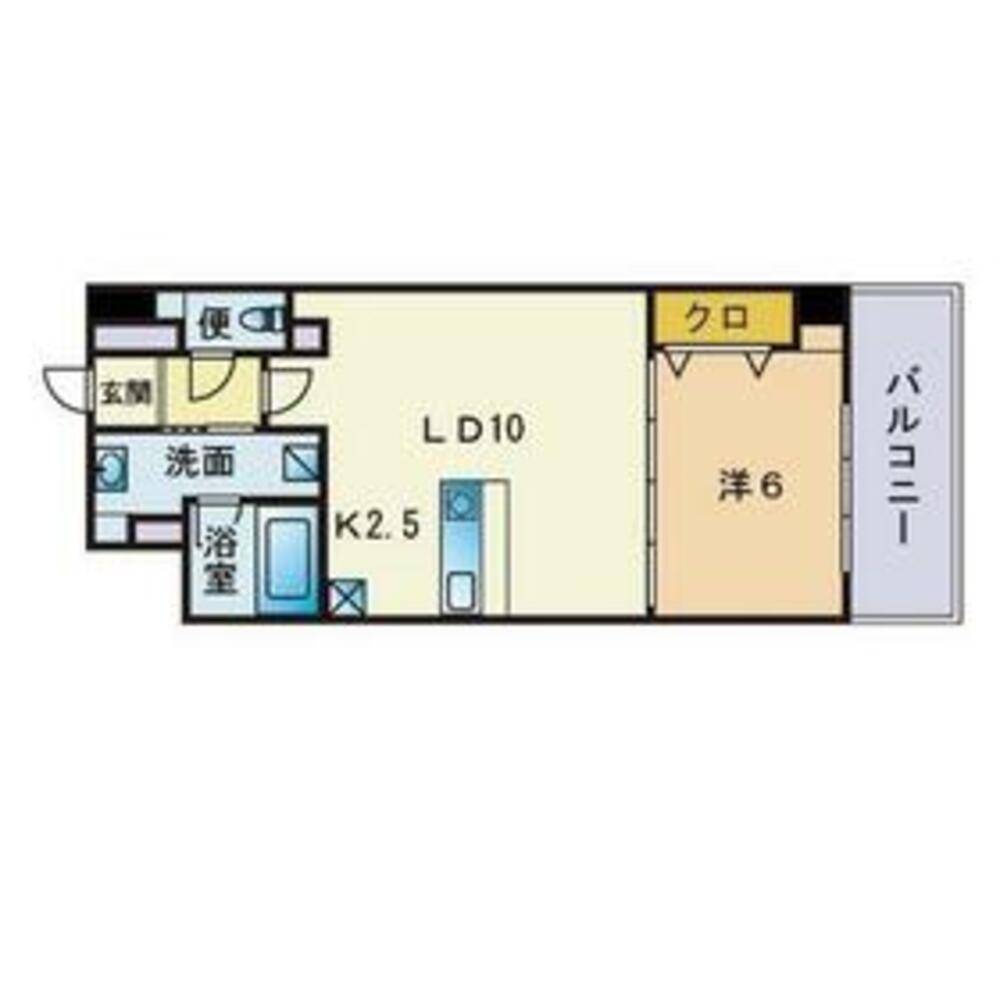アーバス大手門 福岡県福岡市中央区大手門2丁目 (8.8万円／1LDK (洋室 6．1/LD 10．4/K 2．5)／45.39㎡)｜賃貸物件(賃貸マンション・アパート・一戸建て)の住宅情報 ...