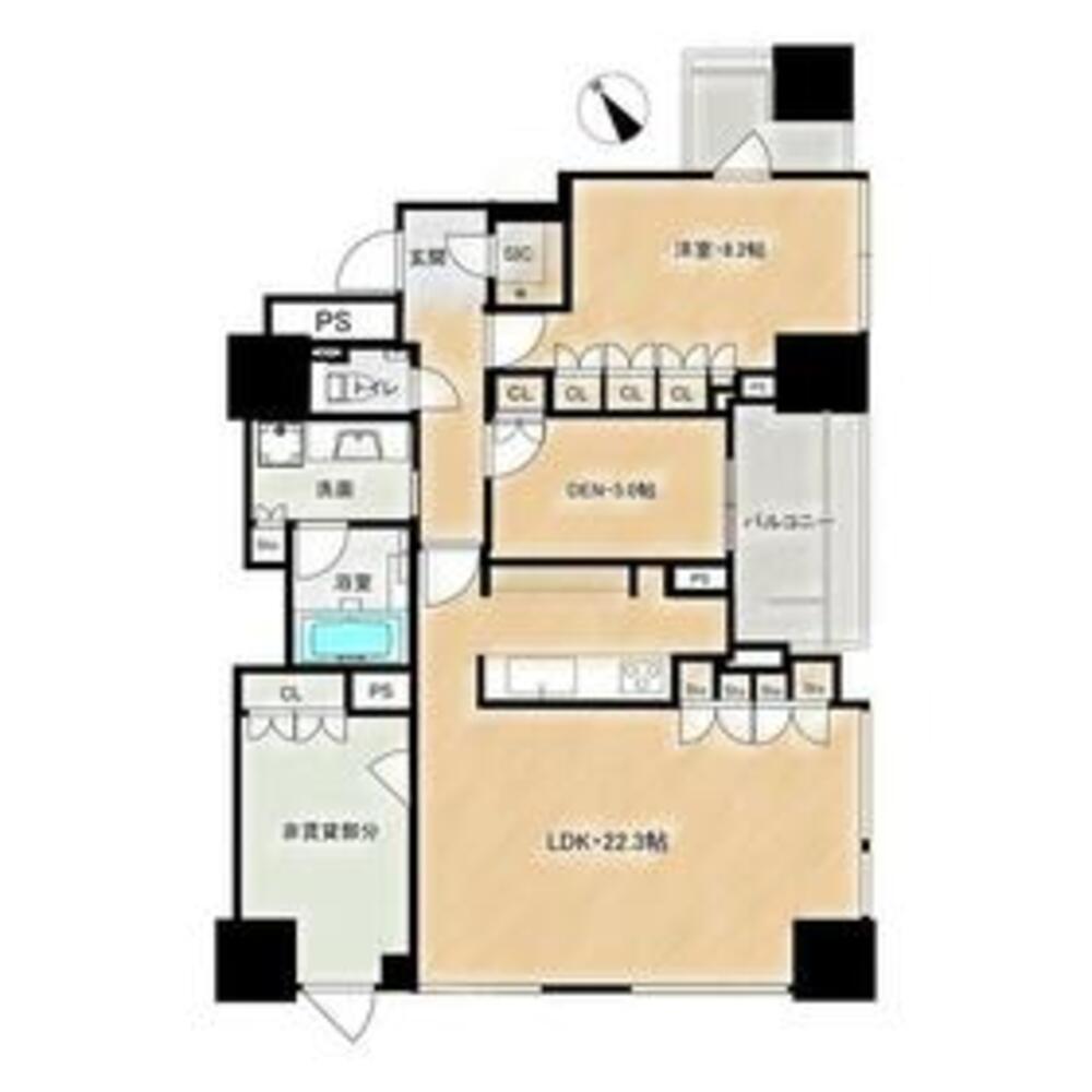 パークコート山下公園 神奈川県横浜市中区山下町 (22万円／1SLDK (洋 8.3 LDK 22.3 S 5)／83.45㎡)｜賃貸物件(賃貸マンション・アパート・一戸建て)の住宅情報・お ...