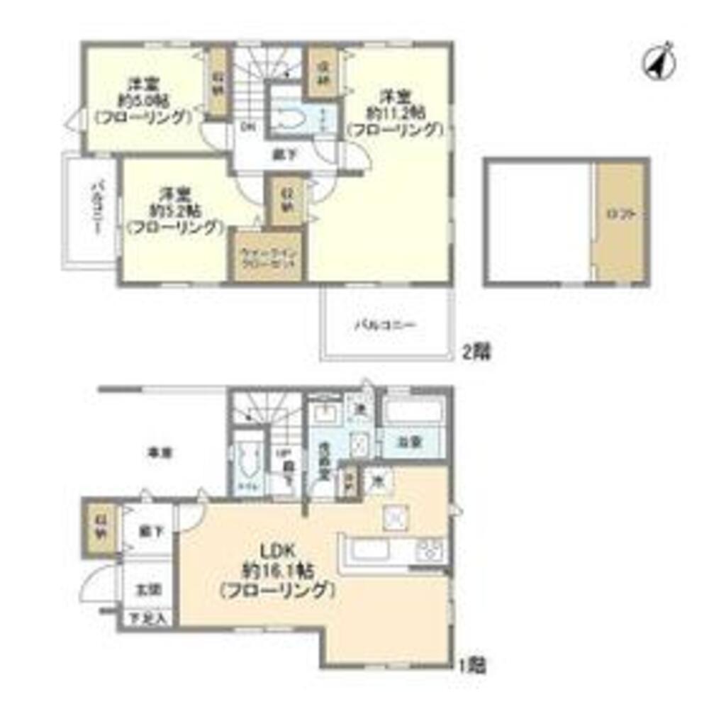 Kolet見沼南中野＃03 埼玉県さいたま市見沼区大字南中野 (17.5万円／3LDK (LDK16．1 洋11．2 洋5．2 洋5)／96.05㎡)｜賃貸物件(賃貸マンション・アパート・一戸 ...